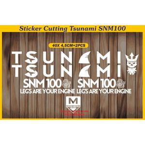 Jual sticker cutting fixie tsunami sticker tsunami SNM100 - Hitam - Kab ...