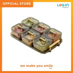 Jual BORISH BEINZ CANISTER PLASTIK BBHW JE04 GN NUTS BOX SET6PCS - Kota ...