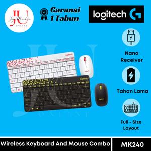 Jual Logitech MK240 Mini Keyboard Mouse Wireless Original - Kab. Badung ...