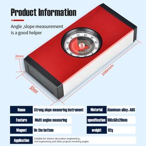 Jual Multi-function Angle Slope Measuring Instrument0 - 90°Magnetic ...