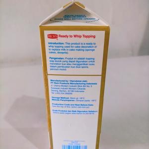 Jual Whip Cream Rich Gold Label 907G Khusus Ojek Online Penawaran ...