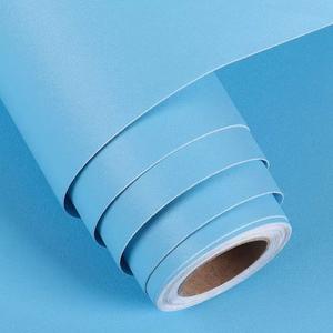 Jual Wallpaper Sticker Dinding Biru Polos Bertekstur Pastel Istimewah ...