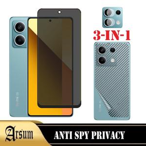 Jual engkar* Paket 3in1Tempered Glass Privacy REDMI NOTE 13 4G Terbaru ...