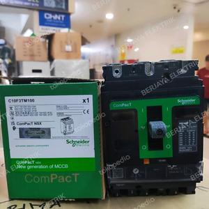 Jual MCCB NSX100F 3P 100A 36KA ADJUSTABLE 70-100A C10F3TM100 SCHNEIDER ...