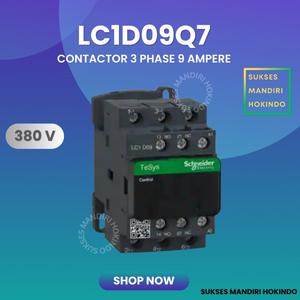 Jual Kontaktor 3 Phase 9 Ampere 3P 9A 380 Volt LC1D09Q7 Schneider ORI ...