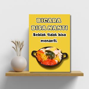 Jual NEW HIASAN DINDING WARUNG SEBLAK/HIASAN DINDING RUANG MAKAN/HIASAN ...