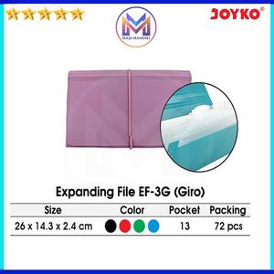 Jual Map Plastik Joyko Expanding File Giro - Cek -Surat / Dompet ...