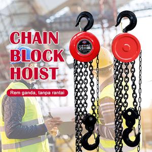Jual Chain Block Hoist Katrol Alat Angkut Barang 1 ton 2 tons Untuk ...