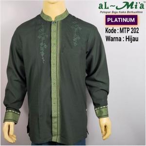 Jual Baju Koko Al Mia Mt Platinum Hijau 100% Original Almia Lengan Panjang - Jakarta Timur ...