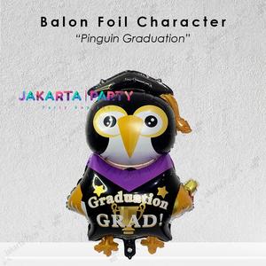 Jual Balon Graduation Jumbo Penguin / Balon Foil Graduation / Balon ...