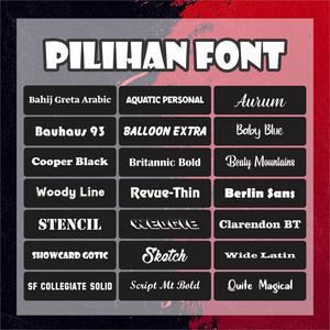 Jual Sticker Custome Nama / Logo / Foto / Gambar (PREMIUM QUALITY ...