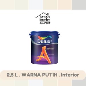 Jual Cat Tembok Dulux Ambiance Interior Warna Putih Gloss 2.5L ...