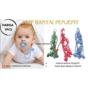 Jual KLIP RANTAI PENJEPIT DOT BAYI RANTAI DOT BAYI / TALI GANTUNGAN ...
