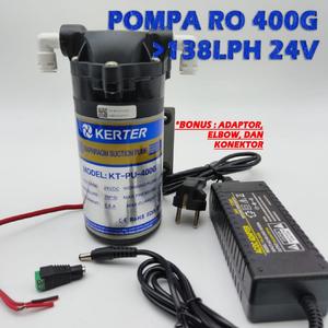 Jual Booster Pump RO 400G Pompa Reverse Osmosis 24V 400 G + Adaptor ...