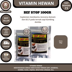 Jual BEF STOP 100gr - Suplemen membantu recovery demam dan B.E.F pada ...