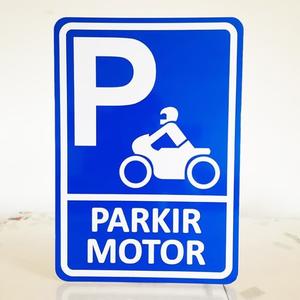 Jual Rambu Parkir Motor Plat Aluminium 45Cm X 60Cm - Jakarta Utara ...