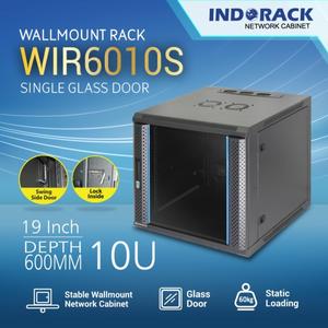 Jual Terbaru Wallmount 10U Indorack Single Door 600Mm Wir6010S Rack ...