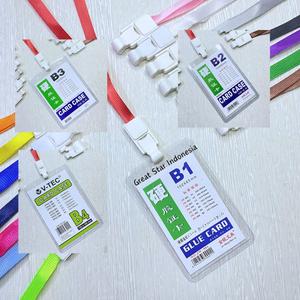Jual Card Case Id Card Panitia + Tali I Id Card Puller Mika Plastik I ...