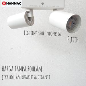 Jual Lampu Dinding Lampu Plafon Sorot Spotlight 2 Lampu Flexible Promo ...