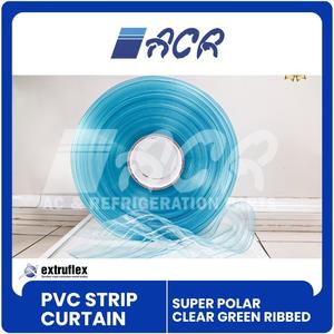 Jual PVC EXTRUFLEX Super Polar Clear Green Ribbed 200mm x 2mm Per Meter ...