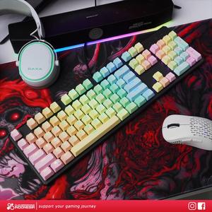 Jual Keycaps CLV Candy Gradient - PBT Double Shot 104 Keycap Set Custom ...
