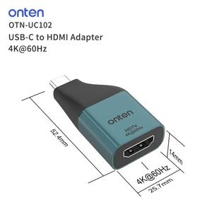 Jual ARH-445 ONTEN TYPE-C OTG TO HDMI/VGA/DISPLAYPORT 8K CONVERTER ...