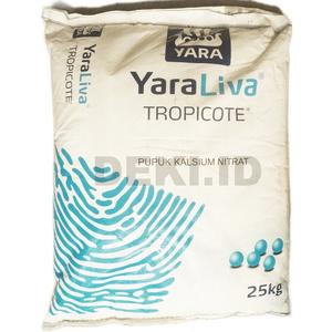 Jual Tropicote 25 Kg YaraLiva Pupuk Kalsium Nitrat Granular Grade ...