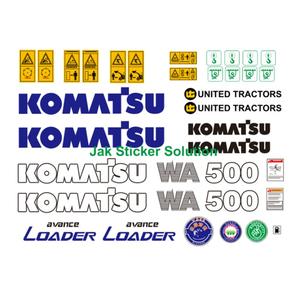 Jual Stiker Wheel Loader Komatsu WA500 Decal Alat Berat - Kota Surabaya ...