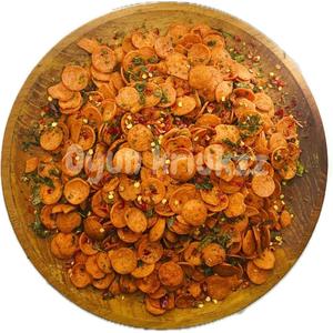 Promo Cemilan Keripik Sosis Goreng Pedas 200 GR Pedas Gurih - SOSIS ...