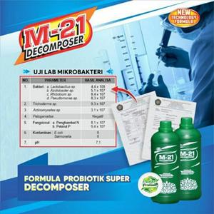 Jual M21 Dekomposer 100 ml Repack Pupuk Organik Cair Bioaktivator ...