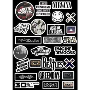 Jual Sticker Black Metal Cool Savage Band collection aesthetic ...