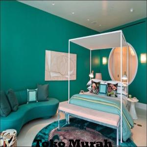 Jual Cat Tembok Minyak Mengkilap / Cat Tembok Warna Hijau Tosca / Cat ...