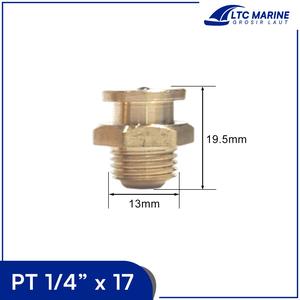 Jual IMPA 617638 Brass Grease Nipple Button Head Type Grease Fitting ...