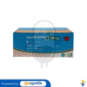 Jual ALLOPURINOL HEXPHARM 300 MG BOX 100 TABLET - Kab. Boyolali ...