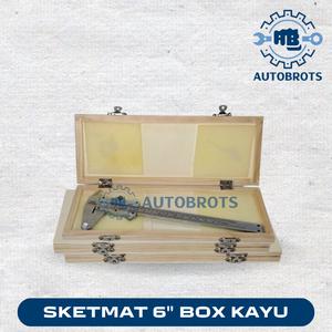Jual Sketmat RRT XPTOOL 0,05mm Kotak Kayu / Vernier Caliper / Jangka ...