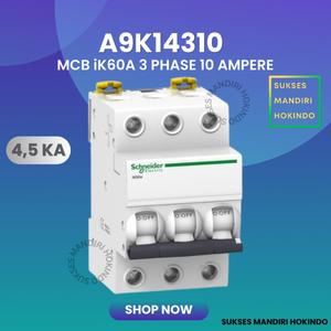Jual MCB 3 Phase 10 Ampere 3P 10A 4,5kA iK60A Schneider Original SNI Best - Kota Surabaya ...