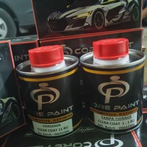 Jual clear/pernish core paint 1:1 tanpa thinner kemasan 1/4+1/4 - Kota ...