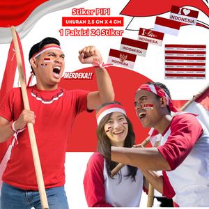 Promo Stiker Pipi Bendera Merah Putih Sticker Tempelan Muka Garuda I ...