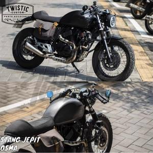 Jual Paket Stang Jepit Clip On Cnc Motor Byson Triumph Xsr 155 Scr 250 ...