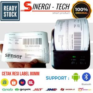 Jual PRINTER THERMAL BLUETOOTH LABEL 80MM EPX80B CETAK RESI ALAMAT PORTABLE (Android) dan STRUK ...