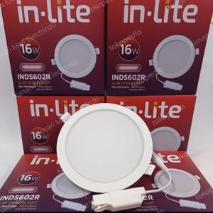 Jual INLITE LAMPU SLIM DOWNLIGHT PANEL LED INDS602R 16W 16WATT IN LITE ...