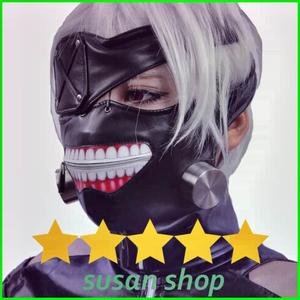 Jual Promo New Anime Cosplay Tokyo Ghoul Kaneki Ken Mask topeng import ...