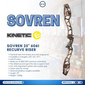 Jual riser busur panahan recurve ilf barebow KINETIC SOVREN RISER busur bow - LH SILVER 27 ...