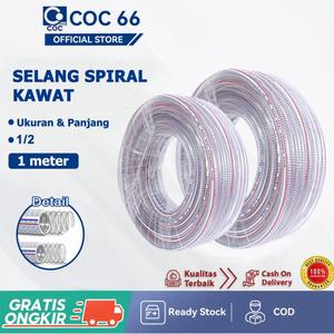 Promo SELANG BENING KAWAT SPIRAL 1/2 INCH PERMETER SPRING HOSE PVC ...