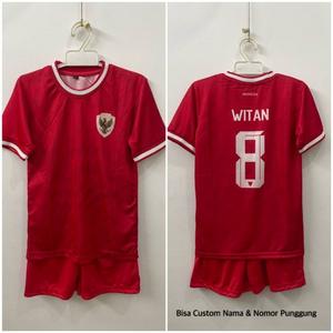 Jual Setelan Timnas Anak 2024 / Jersey Bola Timnas Indonesia Junior / Setelan Anak Tim Indonesia ...