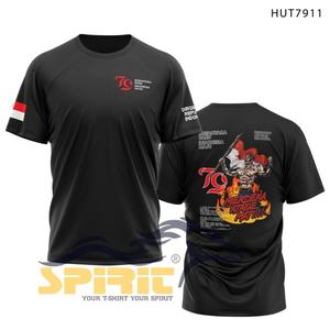 Jual Kaos Kemerdekaan 17 Agustus 2024 Baju Dirgahayu Indonesia Hut Ke-79 Logo Resmi 2024 Lengan ...
