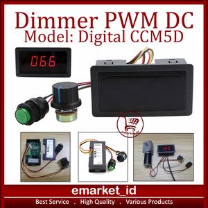 Jual Digital Dimmer PWM DC CCM5D / Motor Speed Controller LED 6V 12V 24V Big Display - Jakarta ...
