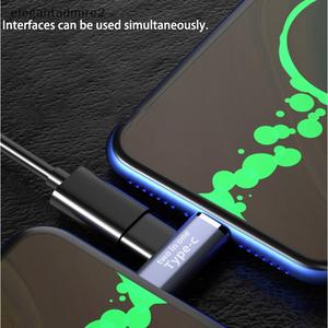 Jual [Gele] Konverter Dual Plug Type-C Female To IOS Male Dan Type-C ...