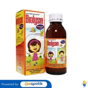 Jual BIOLYSIN SYRUP ISI 100 ML BOTOL - Kota Medan - Apotek Merapi ...