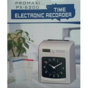 Jual New Paket Hemat Mesin Absensi Promaxi Px6600 + Rak Kartu + Kartu ...